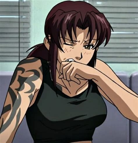 Revy Arm Tattoo At Barbarasloan Black Lagoon Anime Black Lagoon Anime