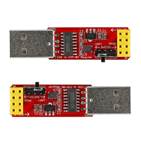 getuscart stemedu 2pcs usb to esp8266 adapter module ch340g esp01