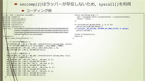 Seccomp 喵喵喵喵 愚かな人間