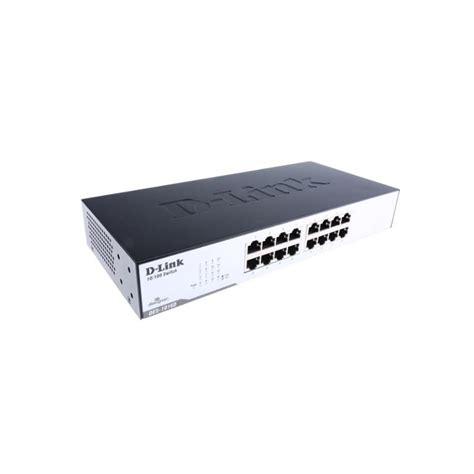 D Link Des 1016d 16 Port Fast Ethernet Desktop Rackmount Switch In Metal Casing Shopee Philippines