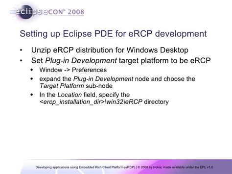 Developing Applications Using Embedded Rich Client Platform Ercp