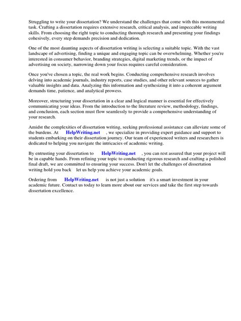Advertising Dissertation Topic Ideas Pdf Marketing Advertising