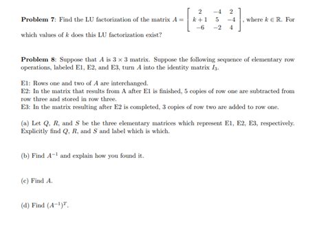 solved 1 problem 1 let t r r be the linear