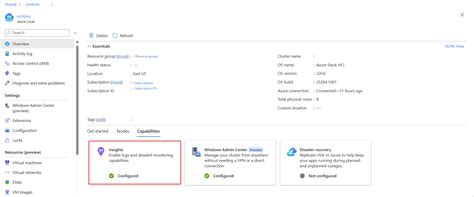 Monitor A Single Azure Local Version 23h2 System With Insights Azure Local Microsoft Learn