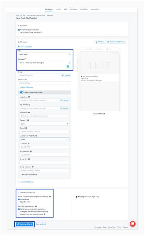 Adding Push Notifications To An Ionic Capacitor Android App