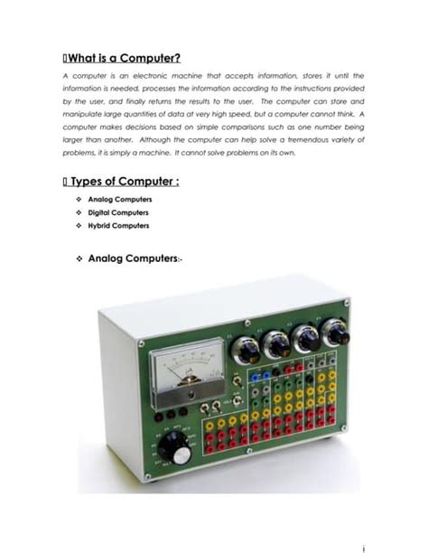 Types Of Computer Pptx
