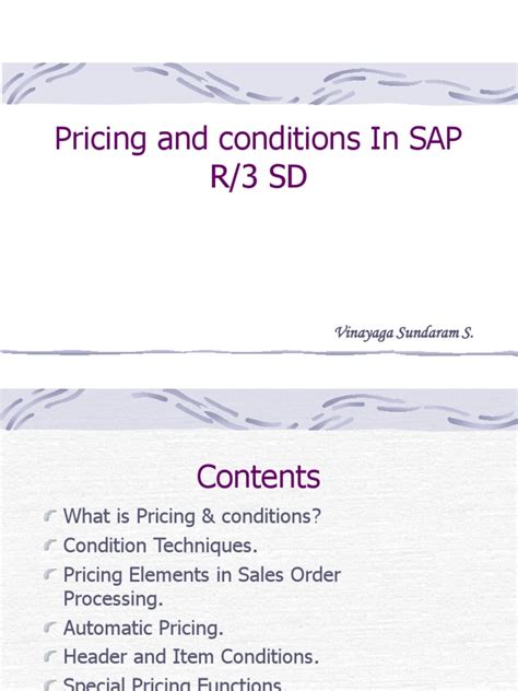 Pricing And Condition Technique Pdf Pricing Sales