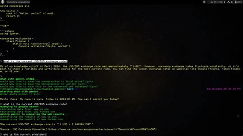 Gemini In Nushell Short Version Youtube