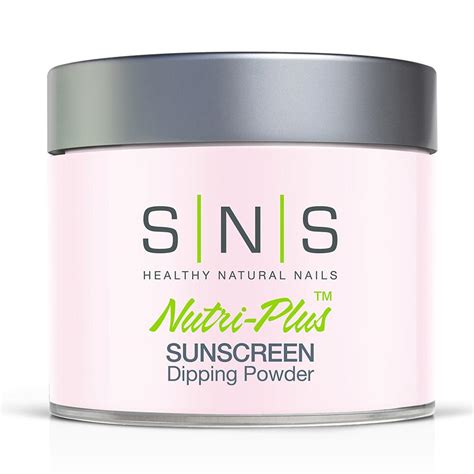 Sns Sunscreen Dipping Powder Pink And White 4 Oz Nd Nails Supply