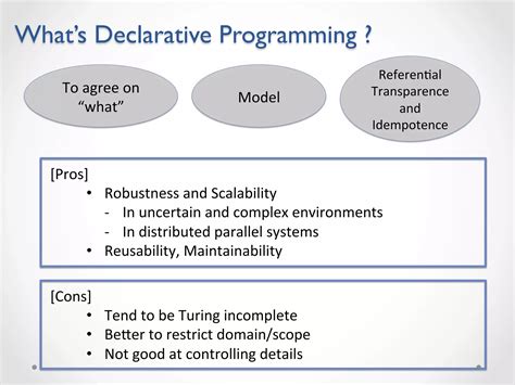 Declarative Programming And A Form Of Sdn Ppt