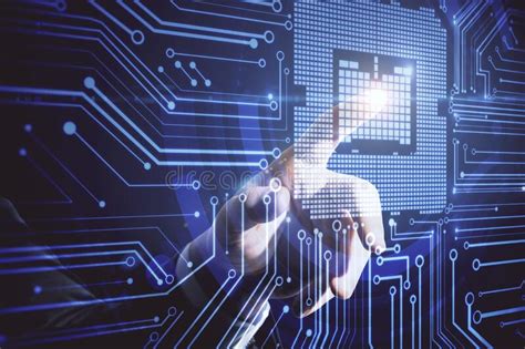Abstract Circuit Board Background In Hi Tech Style Stock Image Image Of Computer Main
