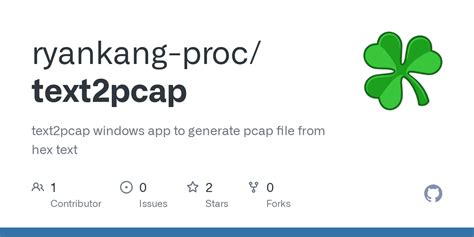 Github Ryankang Proc Text2pcap Text2pcap Windows App To Generate
