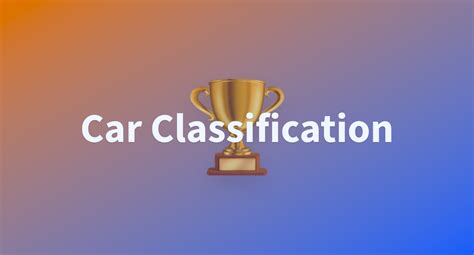 Car Classification A Hugging Face Space By Joydas 123
