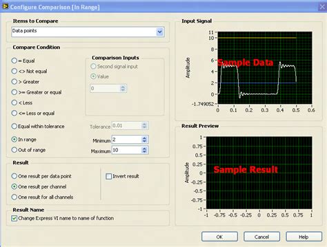 config comparison subvi a icon b dialog box download scientific