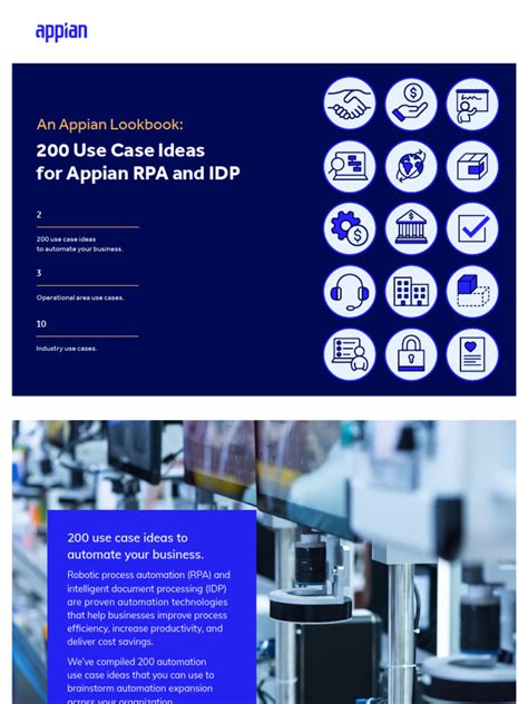 Ebook 200 Appian Rpa And Idp Use Case Ideas En Pdf Business
