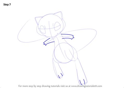 How To Draw Mew From Pokemon Pokemon Step By Step DrawingTutorials Com