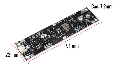 Mạch Sạc Type C 18650 15w Tăng áp Cho Nguồn Dự Phòng Ups 5v 9v 12v