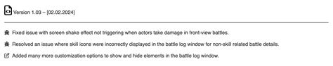 Developer Update Battle Log Enhancements And Bug Fixes Ff Style