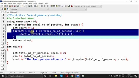 Josephus Problem Youtube