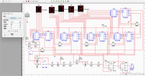 基于multisim仿真的数字频率计的设计（数电课设） multisim频率计 csdn博客