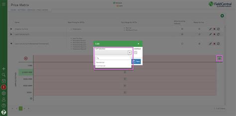 Price Matrix Modifier Setup