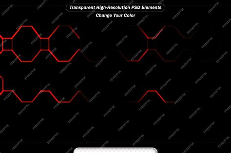Premium Psd Abstract Futuristic Hexagonal Mesh With Light Effects Used As A Background For
