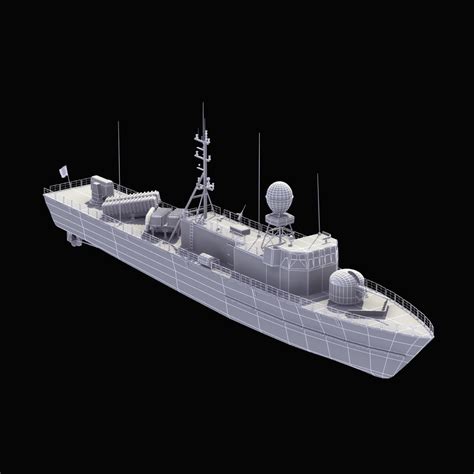Gepard Class Fac 3d Model 149 Max X Wrl Obj Flt Fbx Dwg Dae 3ds 3dm Unknown Free3d