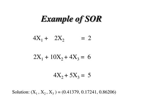 Ppt Lecture 8 Iterative Systems Of Equations Powerpoint Presentation Id 4444655