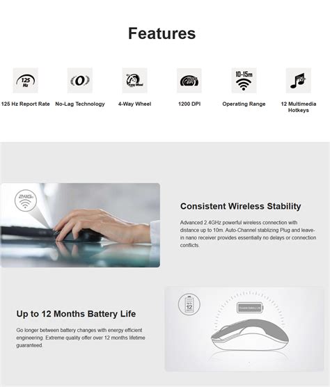 A4tech 4200N Wireless Keyboard And Mouse Combo Upto 12mos Battery Life 2 4Ghz USB Shopee
