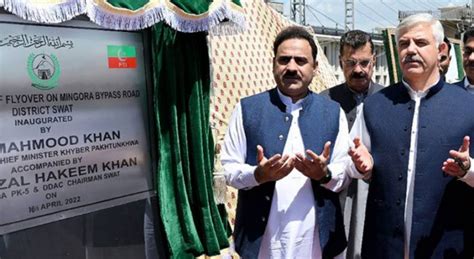 Kp Cm Inaugurates Different Roads Projects In Swat Inp