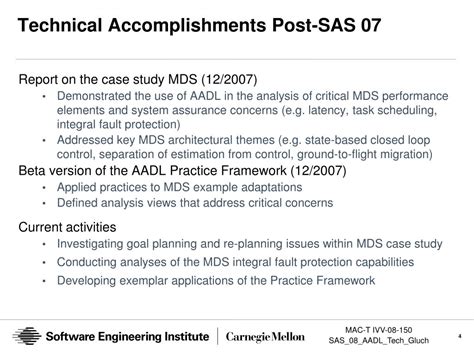 Ppt Model Based Software Assurance With The Sae Architecture Analysis And Design Language Aadl
