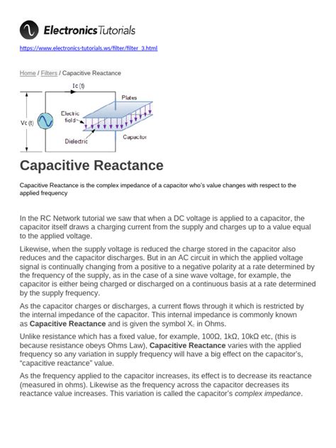 Capacitive Reactance Pdf