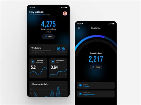 Steps Tracker App UI UX Design By Rahul Netha On Dribbble
