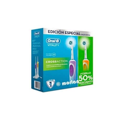 Oral B 2 Electric Toothbrushes Vitality Cross Action Toothpaste