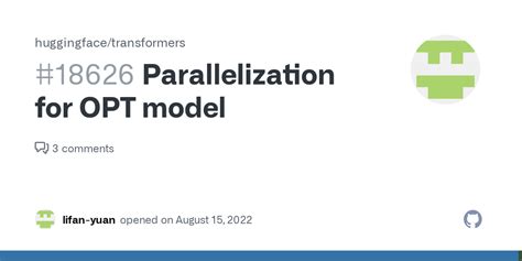 Parallelization For Opt Model · Issue 18626 · Huggingfacetransformers