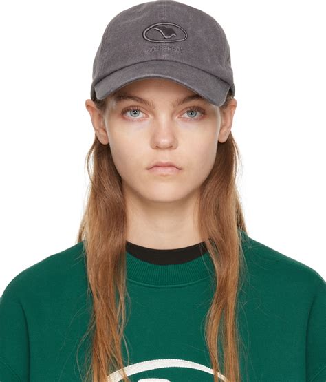 ader error gray embroidered cap ader error