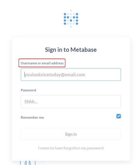 Login With Username Metabase Discussion