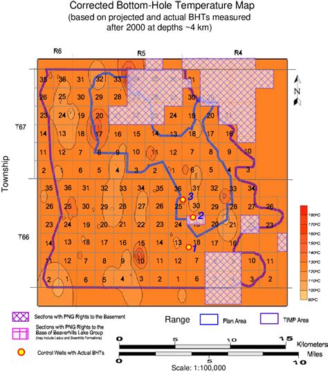Temperature Isothermal Contour Map Of The Tmip Plotted Using Only The