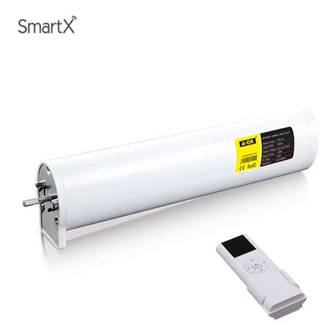 Curtain Motor With Dry Contact And Rf Remote Control For Motorized Curtain Rail Track Smartx Bd