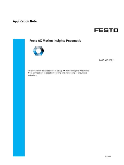 Applicationnoteax Motion Insights Pneumatic 100677v120 Pdf