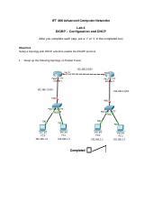 Configuring EIGRP And DHCP In Advanced Computer Networks Lab Course Hero