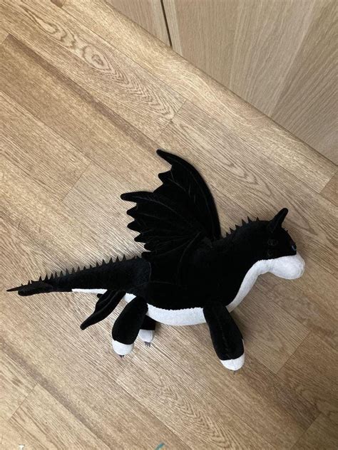 Thunder Plush How To Train Your Dragon Dragon Plush Httyd Etsy