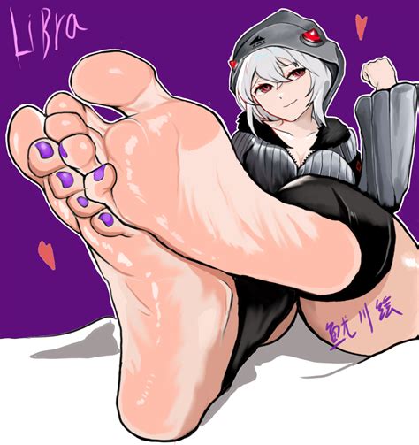 You Chuan Hui Libra Mental Omega Command And Conquer Highres 1girl Barefoot Breasts