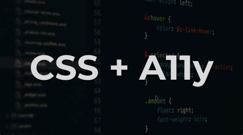 Ricky Lopes On Linkedin How To Use Css To Improve Web Accessibility