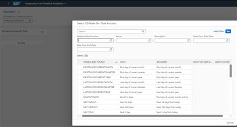 Qm Fiori App Inspection Lot Detailed Analytics F32 Sap Community