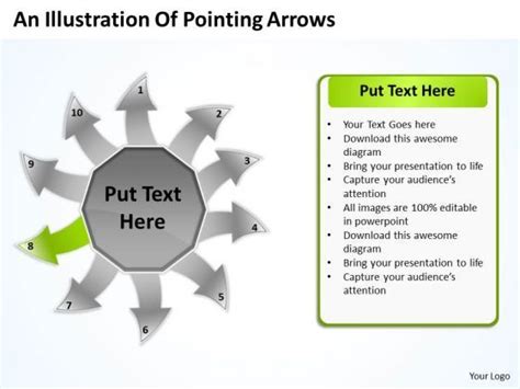 An Illustration Of Pointing Arrows Ppt Charts And PowerPoint Templates