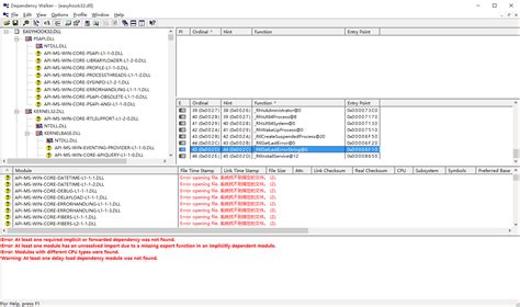 C Getprocaddress Returns 0 For The Function Name