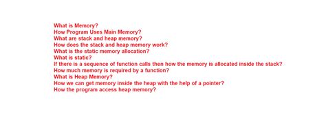 Stack Vs Heap Memory In Data Structure Dot Net Tutorials