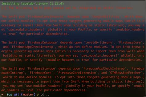 Ios Swift Pods Cannot Yet Be Integrated As Static Libraries