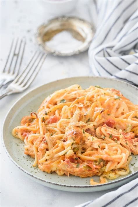 Cheesy Chicken Rotel Casserole